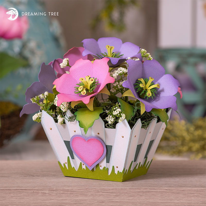 Spring Posies SVG - SVG Files For Cricut and Silhouette - 3DSVG.com