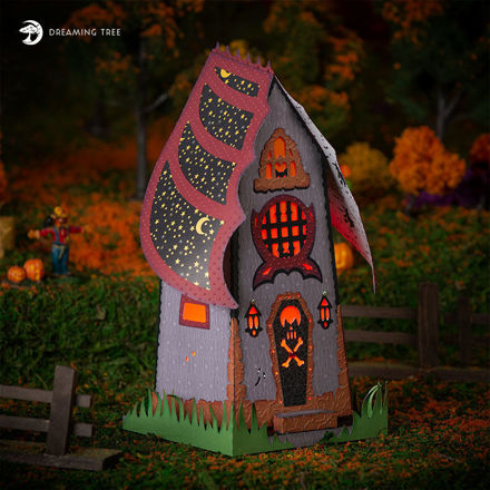 Spooky Shack SVG - SVG Files For Cricut and Silhouette - 3DSVG.com