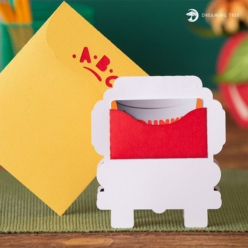 School Bus Greeting Card SVG - SVG Files For Cricut and Silhouette ...