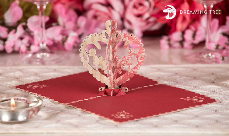 Cupid Pop Up Card SVG - SVG Files For Cricut and Silhouette - 3DSVG.com