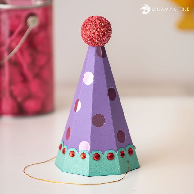 Party Hat Free SVG SVG Files For Cricut And Silhouette 3DSVG