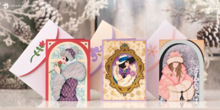 Giselle Note Card Premium SVG File for Cricut, Silhouette CAMEO ...