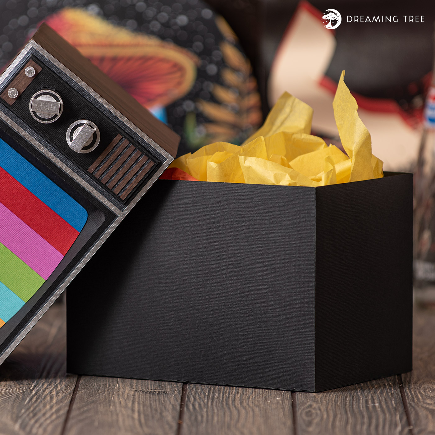 Retro TV Gift Box Premium SVG File for Cricut, Silhouette CAMEO ...