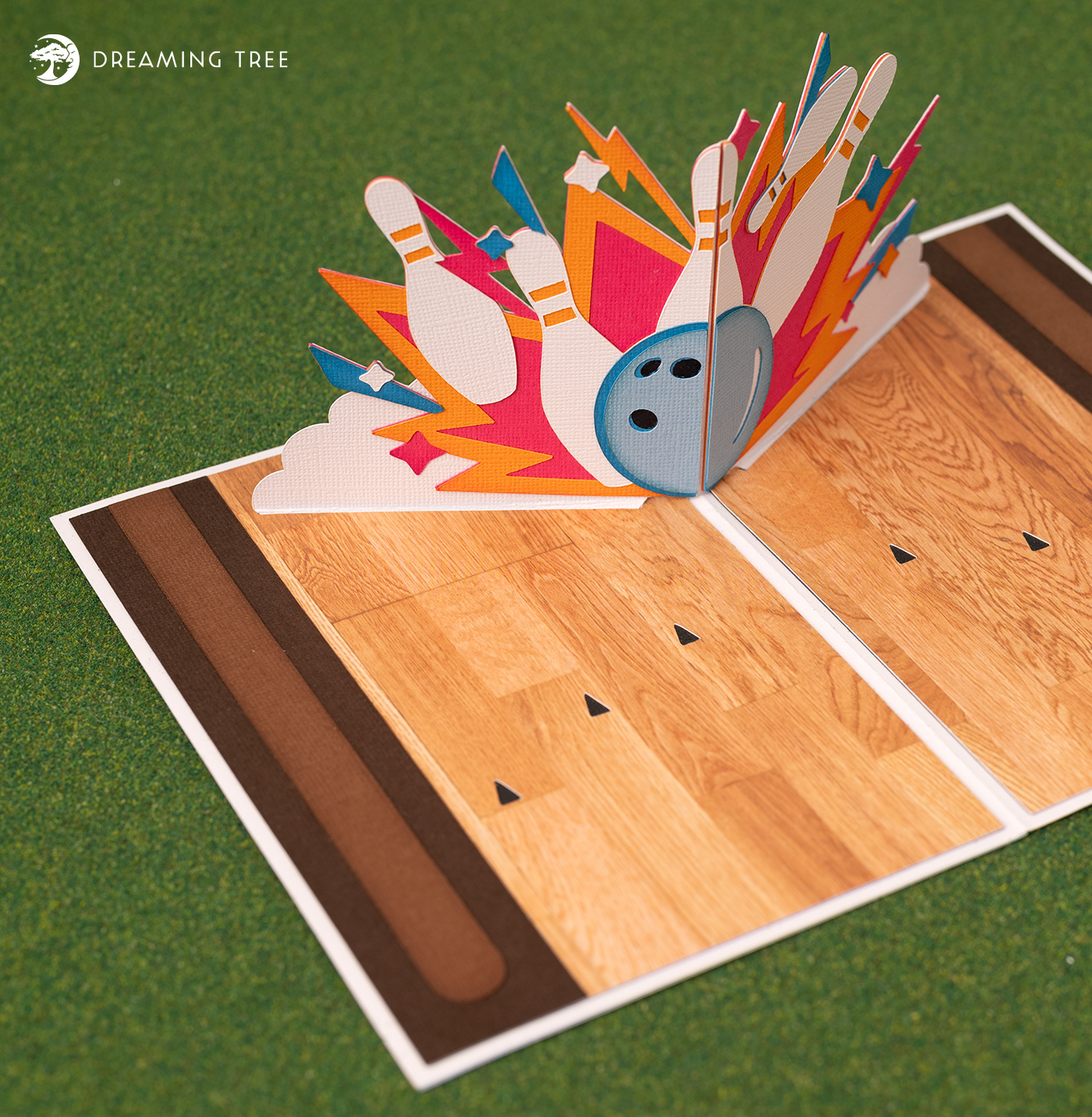 Bowling Pop Up Card Premium SVG File for Cricut, Silhouette CAMEO ...