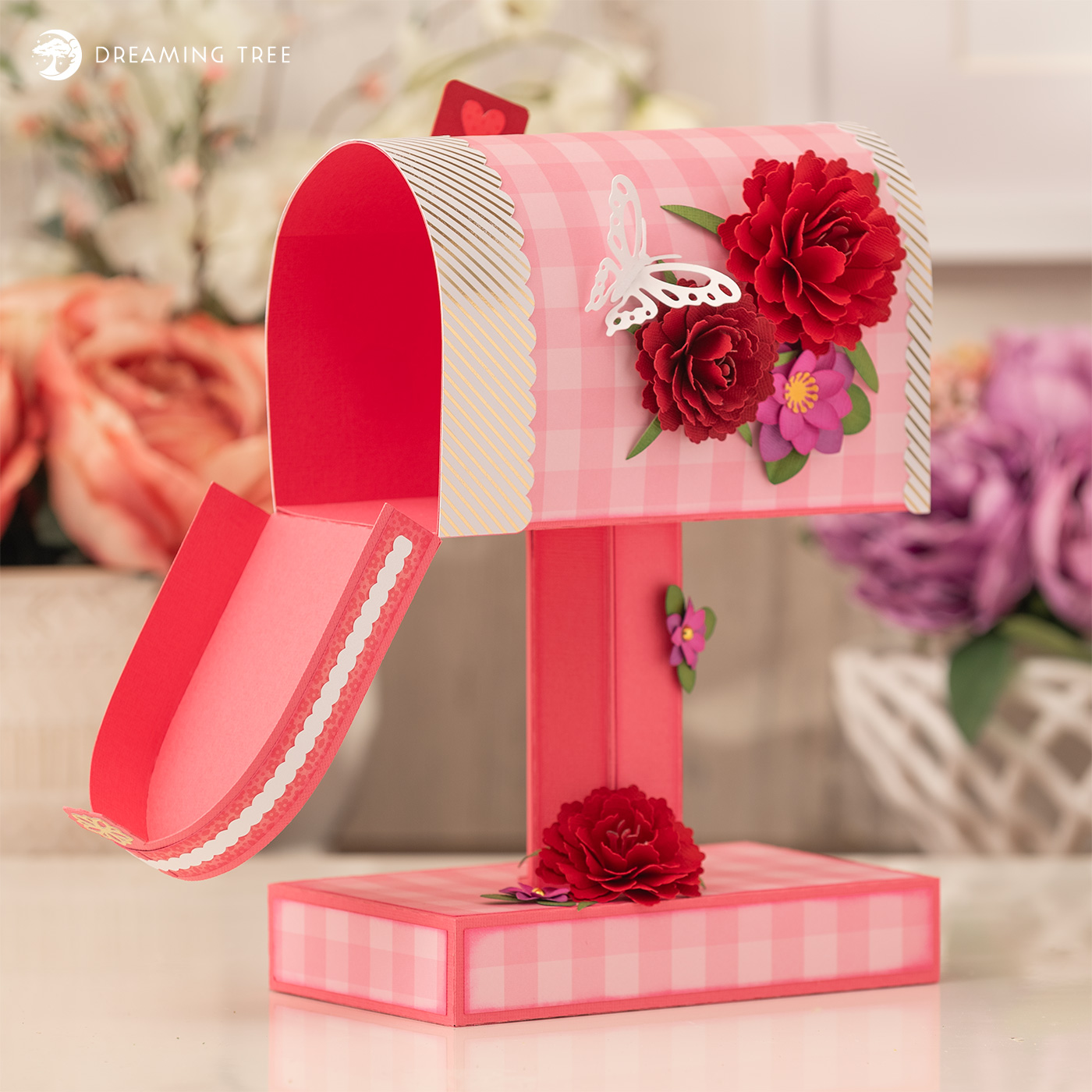 Floral Mailbox Premium SVG File for Cricut, Silhouette CAMEO, ScanNCut ...